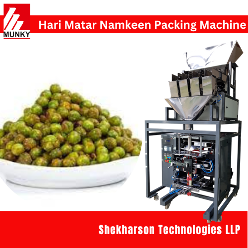 Trustworthy Namkeen Matar Packing Machine by Munky